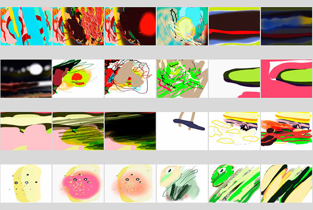 moving paintings